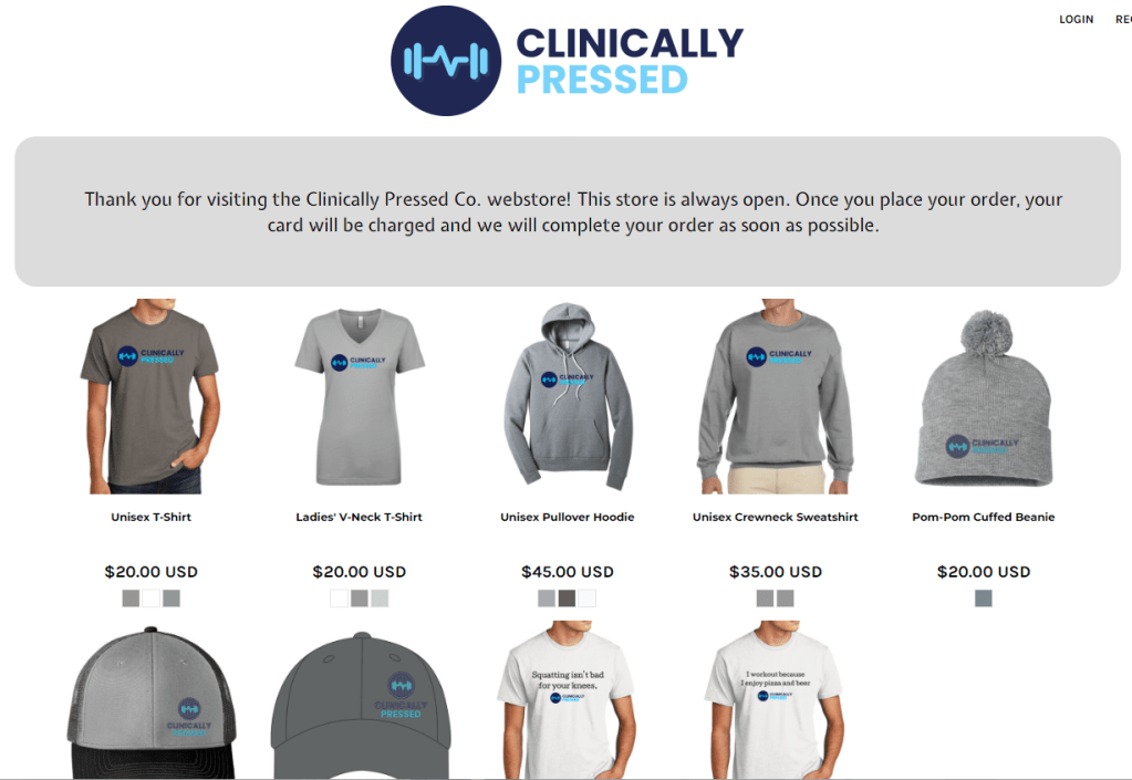 Shop Home – Clinically Pressed Co.